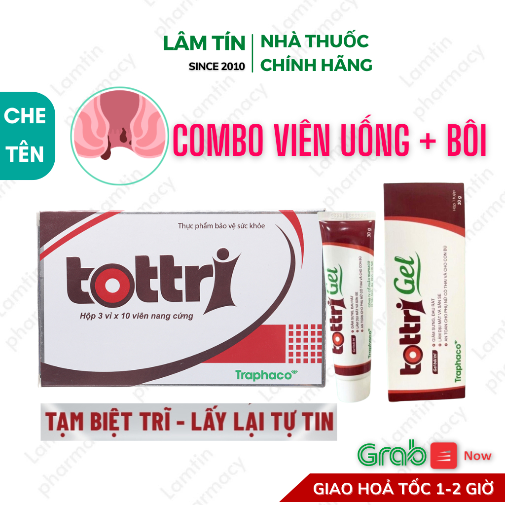 Tottri Nang Cứng Và Tub Bôi Traphaco Giúp Co Búi Trĩ, Giảm Đau Rát ...