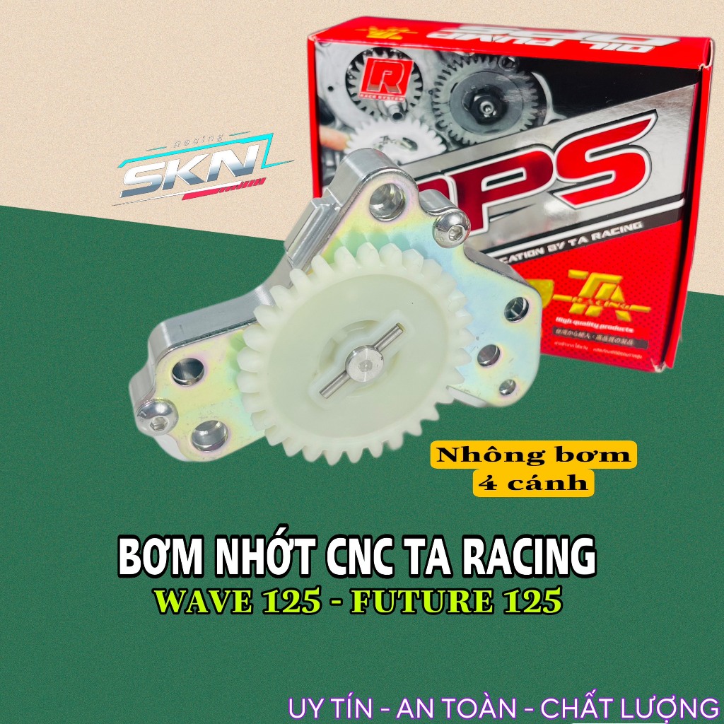 Bơm nhớt CNC TA racing cho xe Future 125, Wave 125 chính hãng | Shopee ...