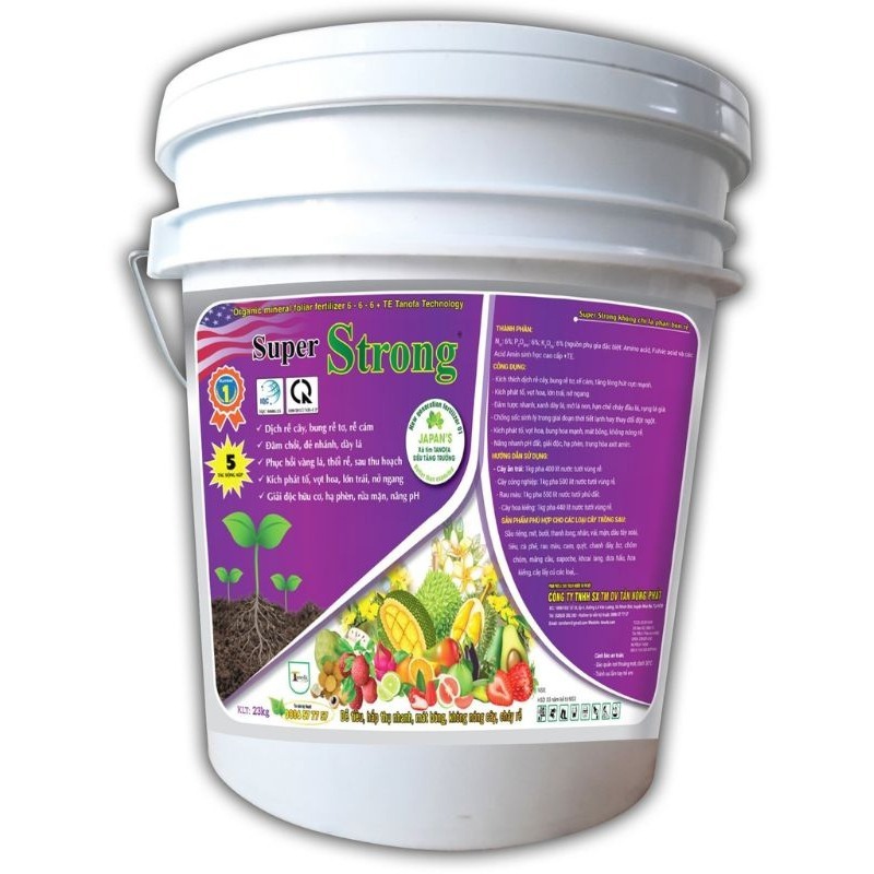 Xô Super Strong 3 Tốt ( Xô 23kg) - Phân Bón gốc hữu cơ khoáng & vi ...