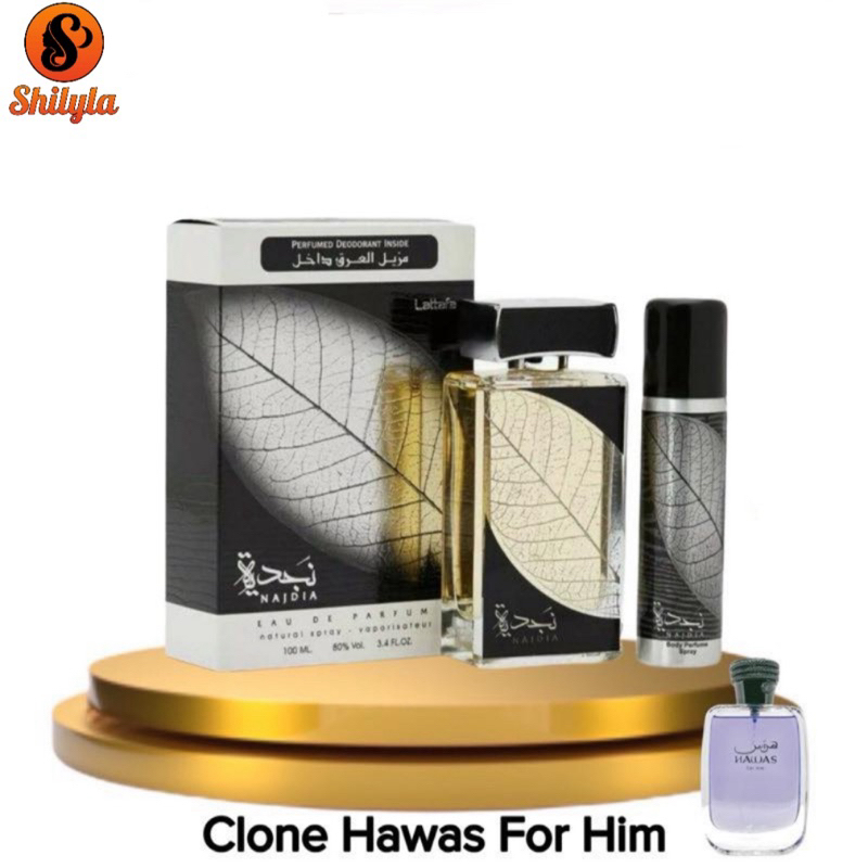 Lattafa Najdia ( Clone Hawas For Him , Paco Rabanne Invictus ) - Nước ...