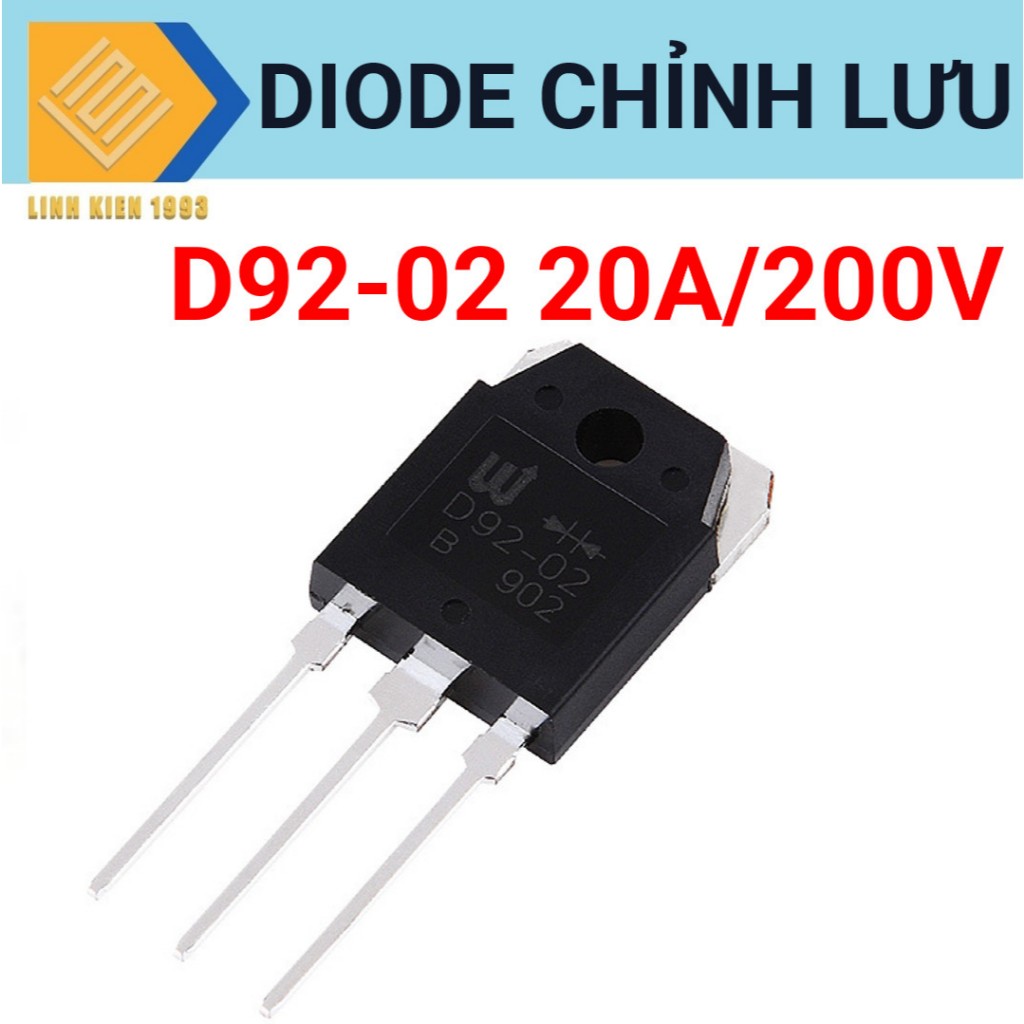 [ 2 CON ] Diode chỉnh lưu D92-02 20A- 200V | Shopee Việt Nam
