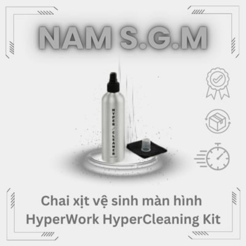 Chai vệ sinh màn hình Hyper Cleaning HyperWork C02 (Hyper Cleaning Kit) | Shopee Việt Nam