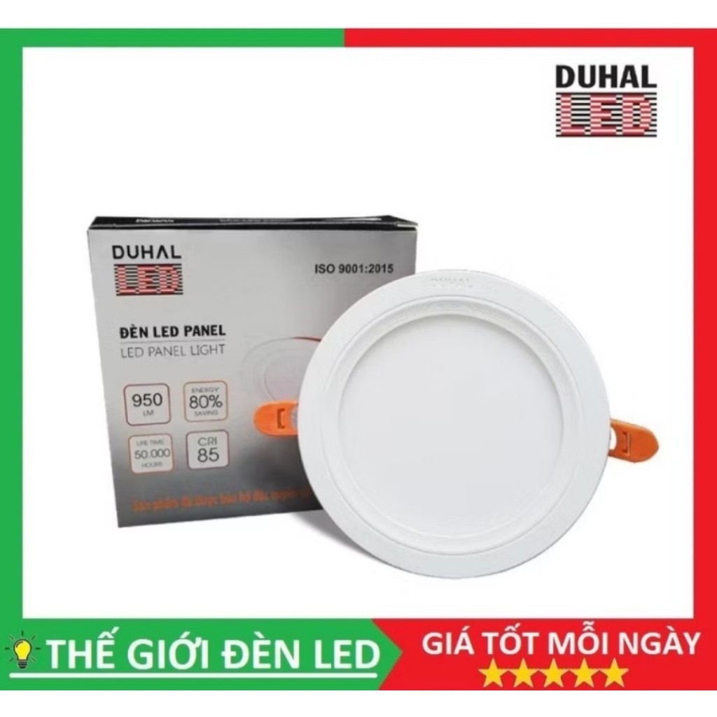 Đèn LED siêu mỏng DUHAL TRÒN 7W,9W,12W,15W,18W chính hãng BH 12 tháng ...