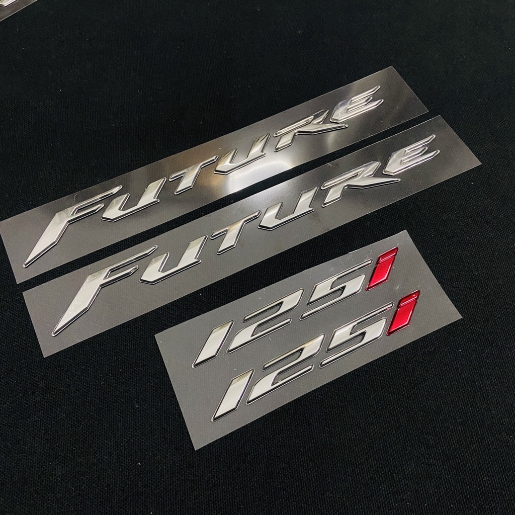 Tem chữ nổi Future 125, TEM Future Led, TEM SỐ 125i chất liệu nhựa cứng ...