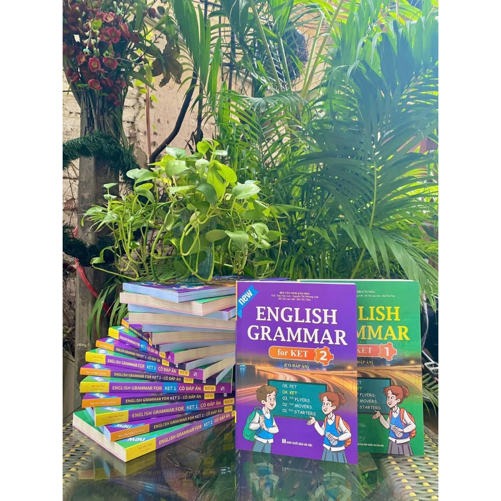 Sách - Combo 2c - English grammar for ket 2 tập ( có đáp án) | Shopee ...