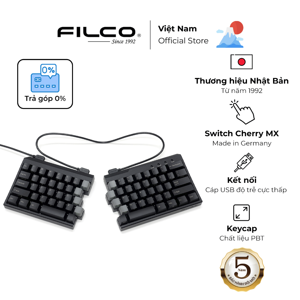 Bàn phím cơ tách đôi Filco Majestouch Xacro M10SP - Filco Official ...