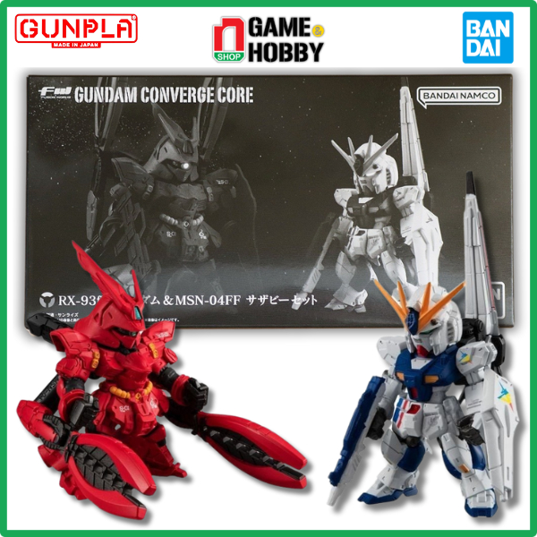 MÔ HÌNH FW GUNDAM CONVERGE CORE RX-93FF NU GUNDAM & MSN-04FF SAZABI SET CHÍNH HÃNG BANDAI ...