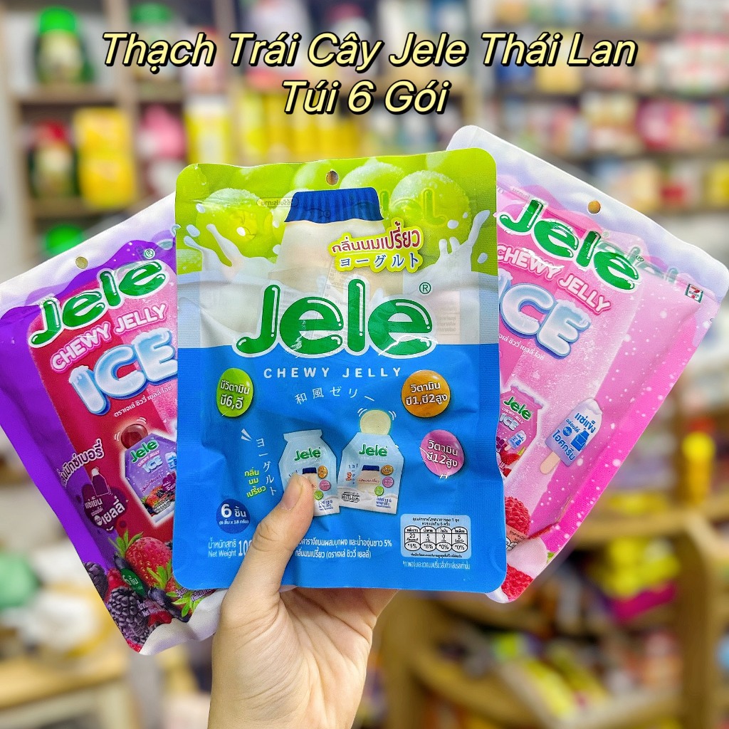 Thạch Trái Cây Jele Nội Địa Thái Lan - Túi 6 Gói | Shopee Việt Nam
