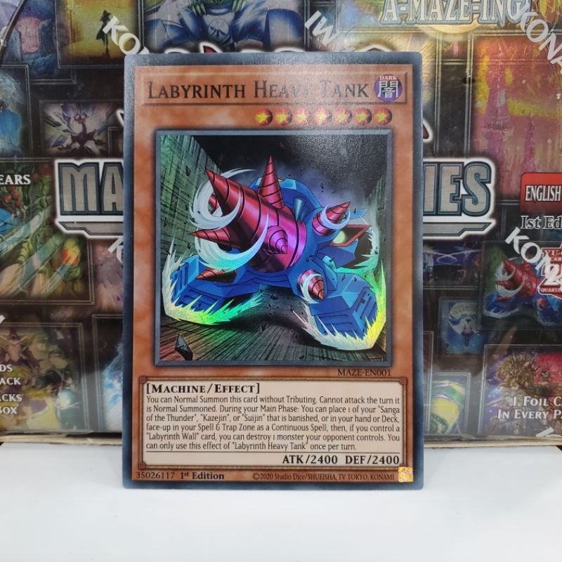 Labyrinth Heavy Tank – MAZE-EN001 – Super Rare [Thẻ bài Yugioh ...