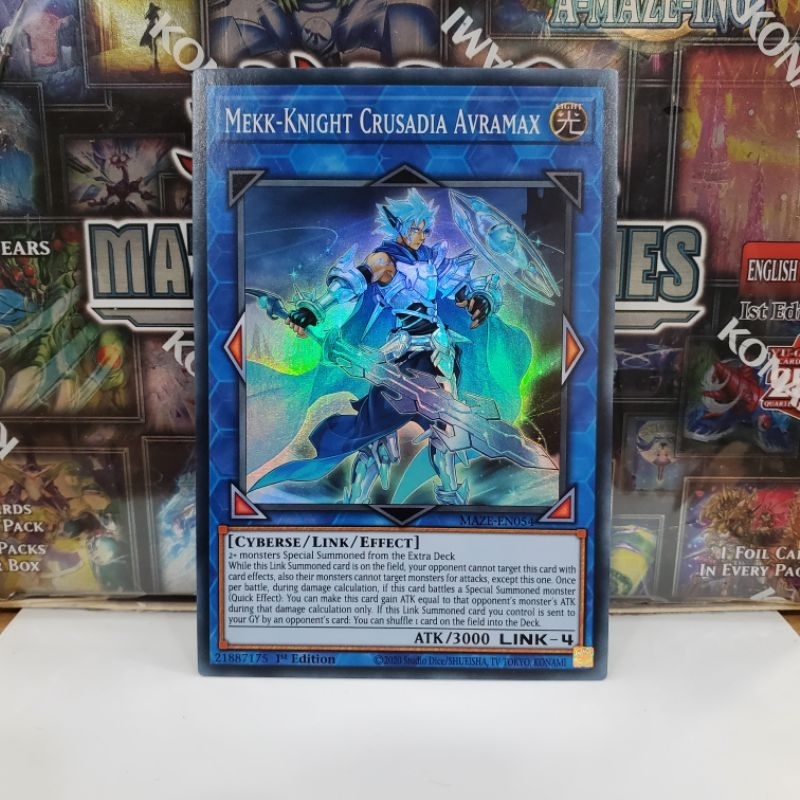 Mekk-Knight Crusadia Avramax – MAZE-EN054 – Super Rare [Thẻ bài Yugioh ...