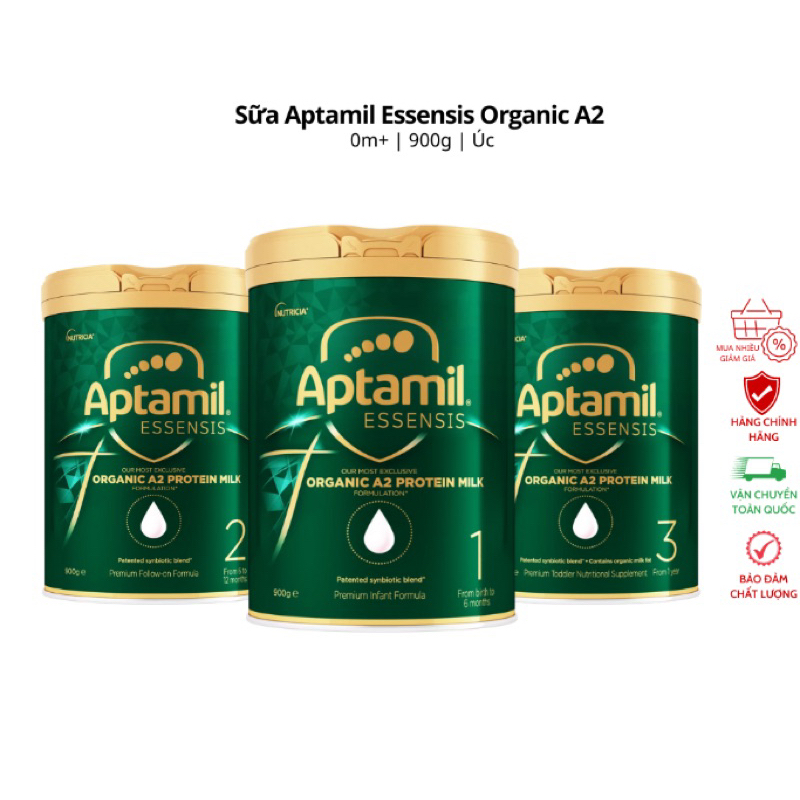 Sữa Aptamil Essensis Organic 900g Úc cho bé | Shopee Việt Nam