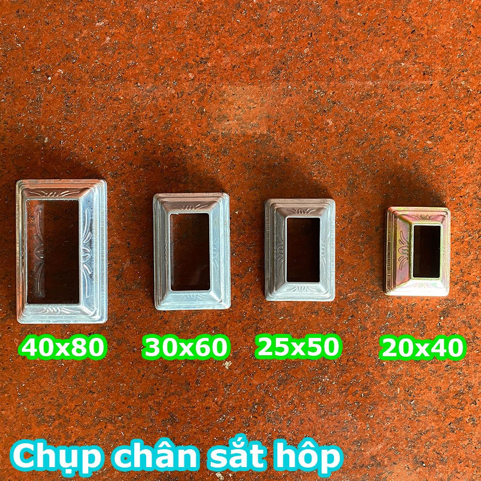 Chụp chân trụ sắt hộp chữ nhật. 40x80, 30x60, 25x50, 20x40 | Shopee ...