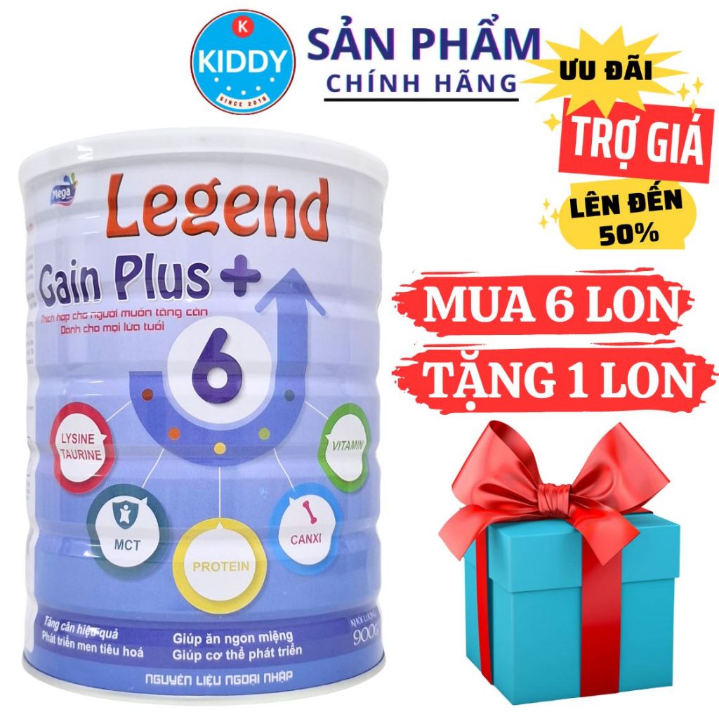 Sữa tăng cân dành cho người gầy Legend Gain Plus lon 400G-900g [MUA 6 ...
