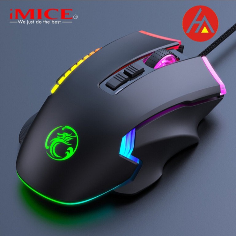 Chuột Gaming iMICE T70 GAMER có dây, FIRE BUTTON bắn súng SIÊU NHANH ...