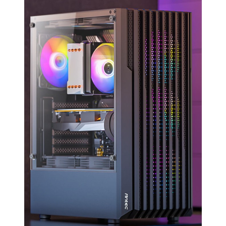 CASE - Vỏ máy tính ANTEC AX22 sẵn 3 fan RGB 120mm - Hàng Chính Hãng ...