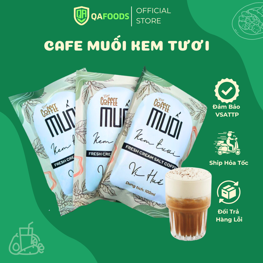 Mix Đủ Vị Cafe Muối Kem Tươi Cà Phê Kem Trứng Cà Phê Sầu Riêng Coffee Buôn Mê Thuột 100ml