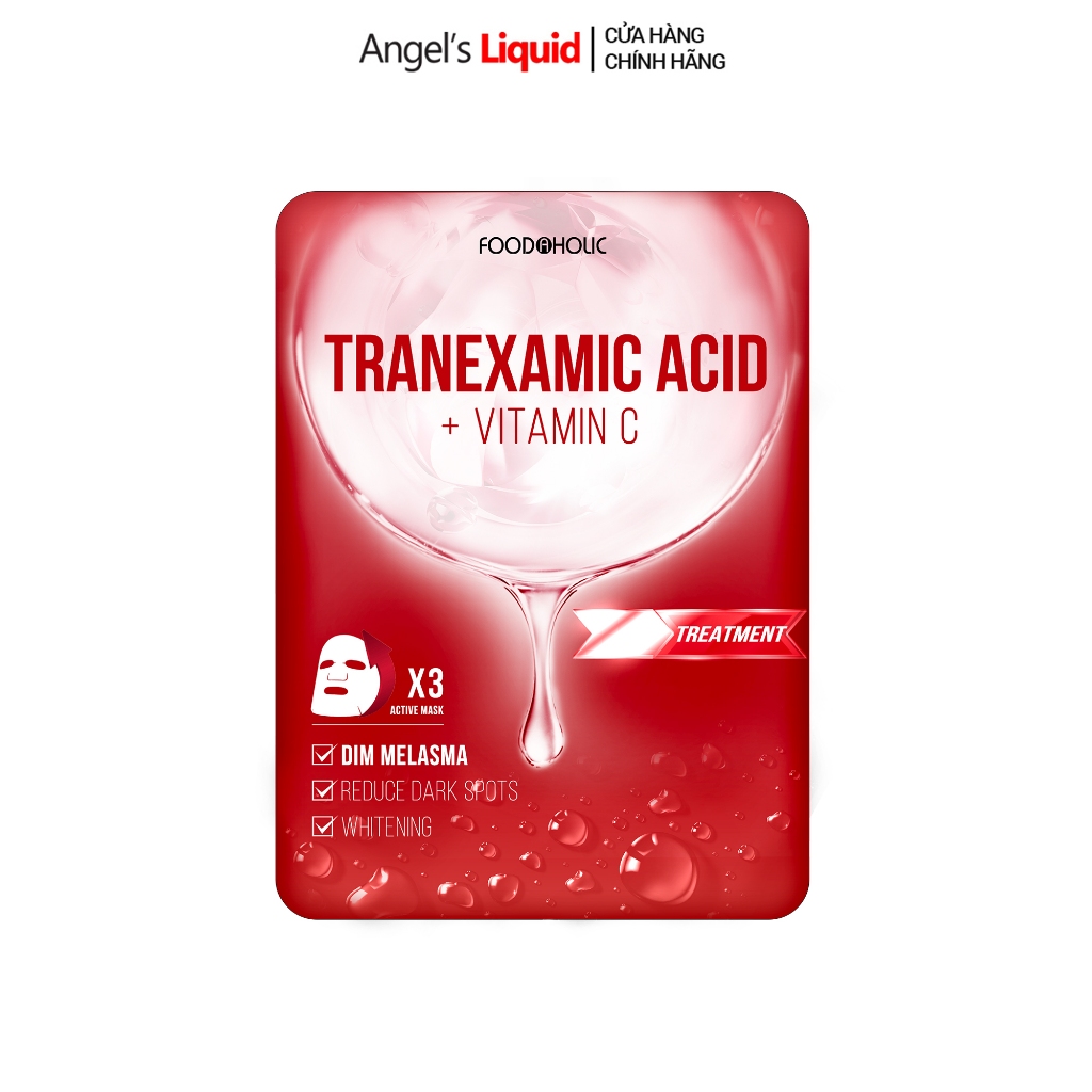 Mặt Nạ Mờ Thâm Đỏ Foodaholic Tranexamic Acid Mask 23ml | Shopee Việt Nam