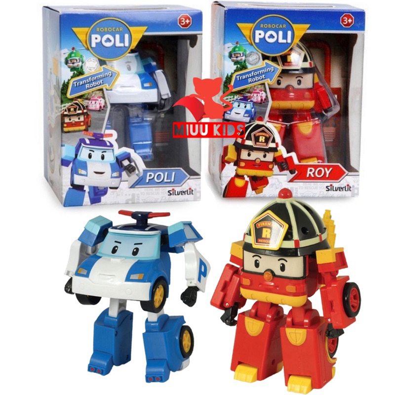 Đồ Chơi ROBOCAR POLI Robot Biến Hình Máy Bay Cứu Hộ Helly, Cảnh sát ...