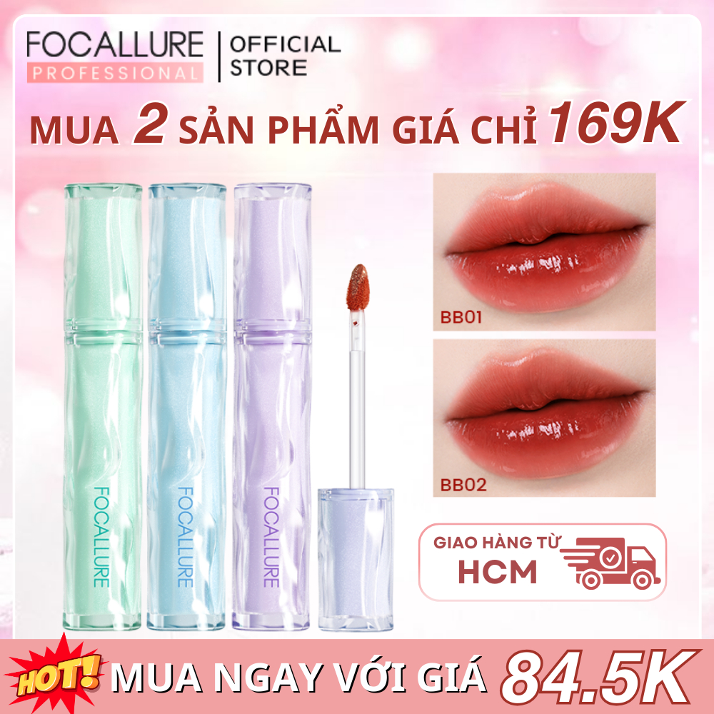 FOCALLURE Son Tint Siêu Căng Bóng Mọng Nước Lâu Trôi 2g | Shopee Việt Nam