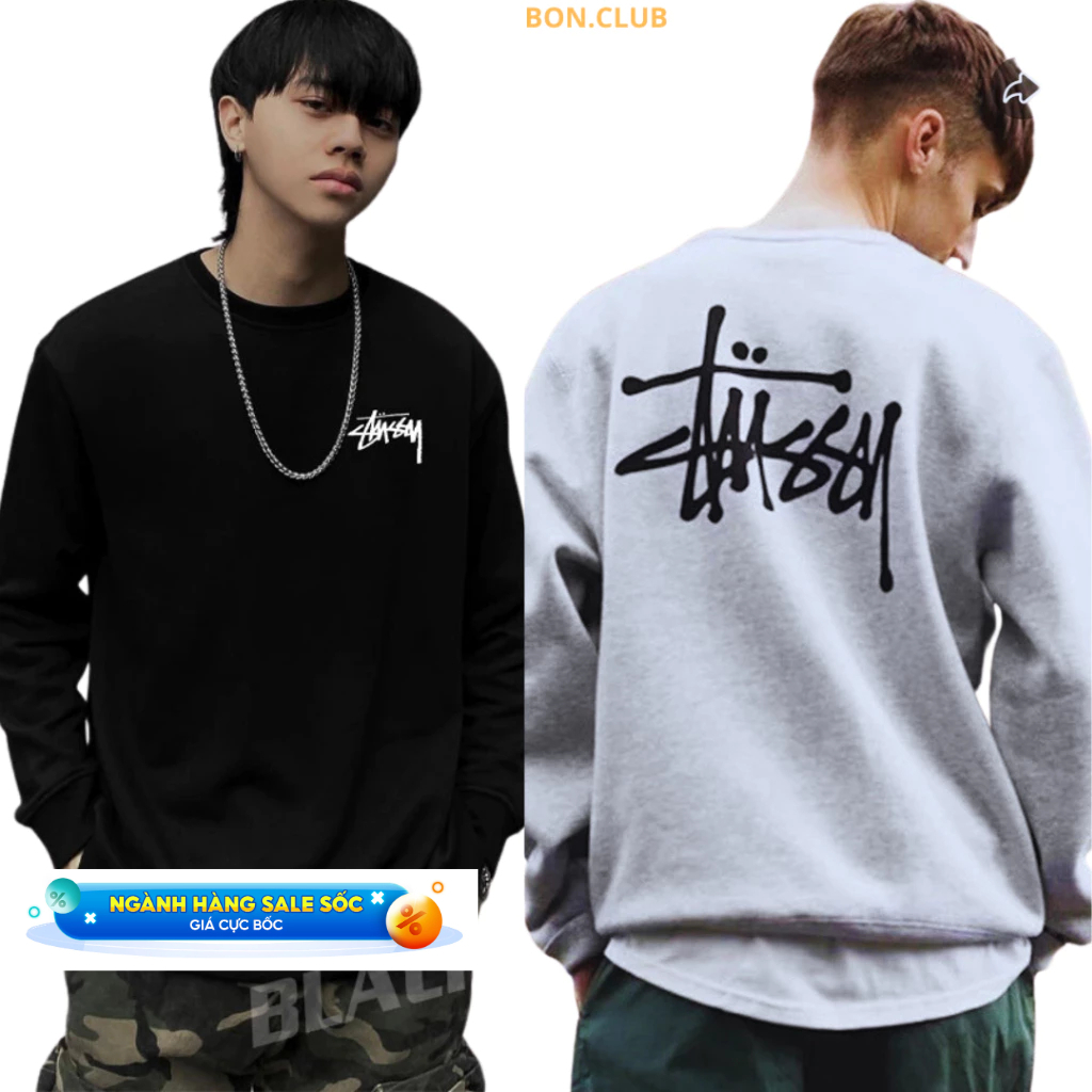 Áo Nỉ Sweater Local Brand In Chữ Sty Sy Form Unisex Nam Nữ Mặc Cực Chất ...