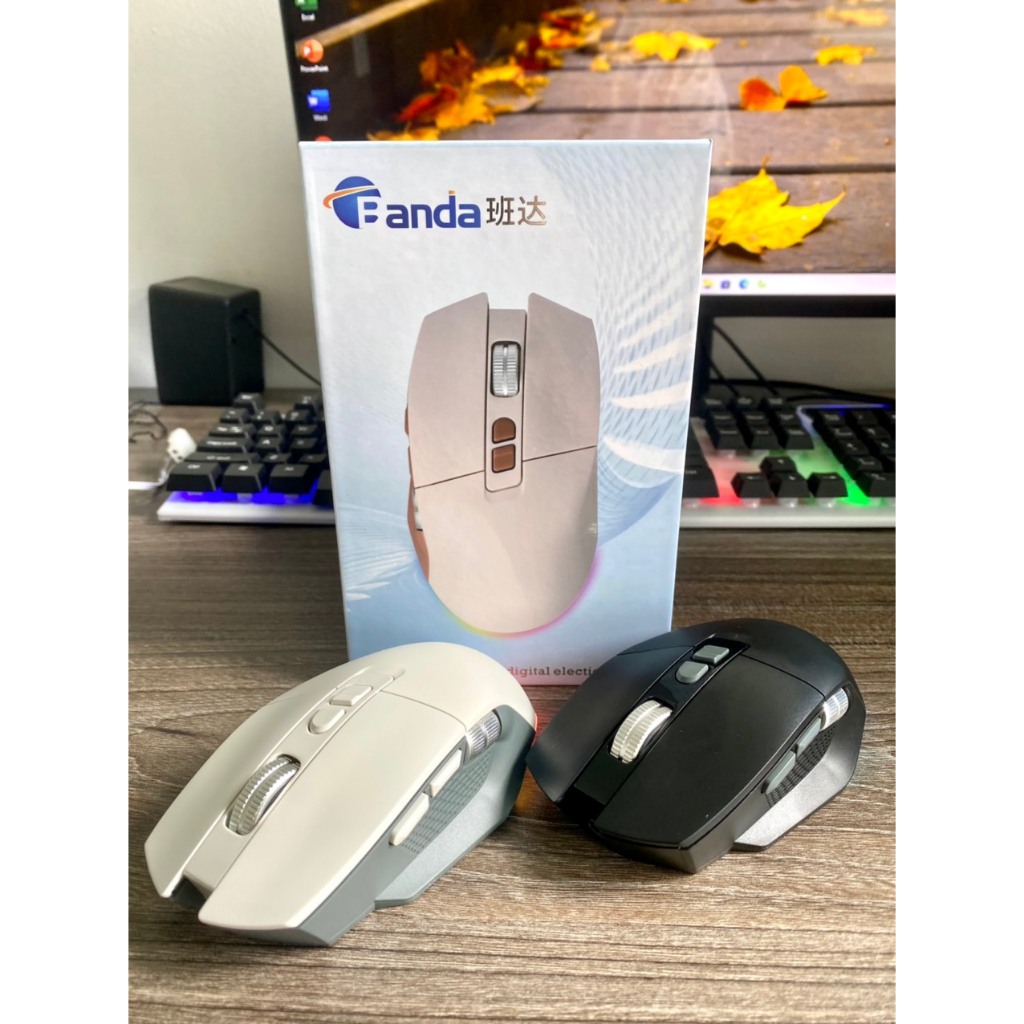 Chuột Không Dây Bluetooth M3 Led Rgb 3 Chế Độ Kết Nối dùng trên mọi ...