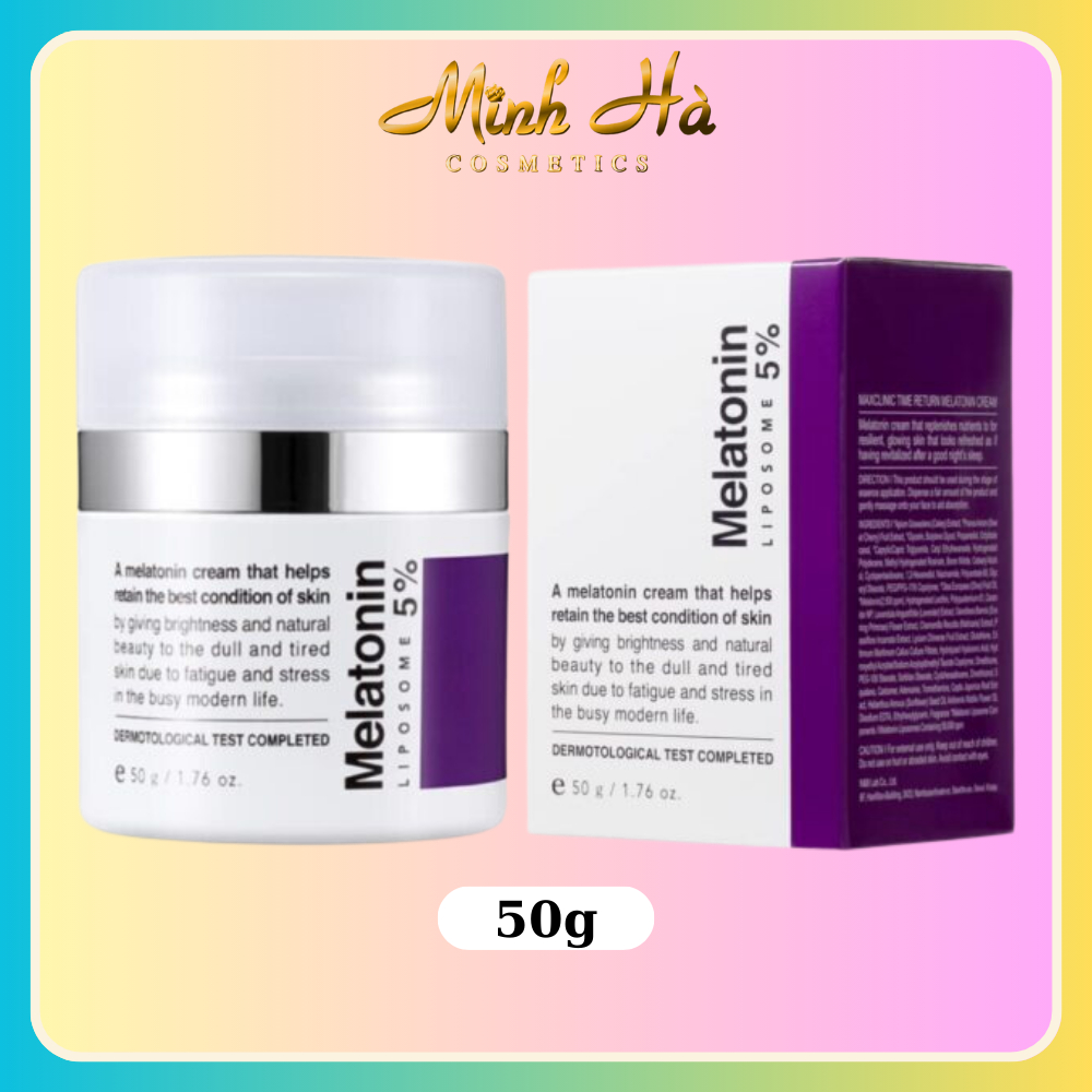 Kem dưỡng mặt Maxclinic Time Return Melatonin Cream 50g thẩm thấu nhanh ...