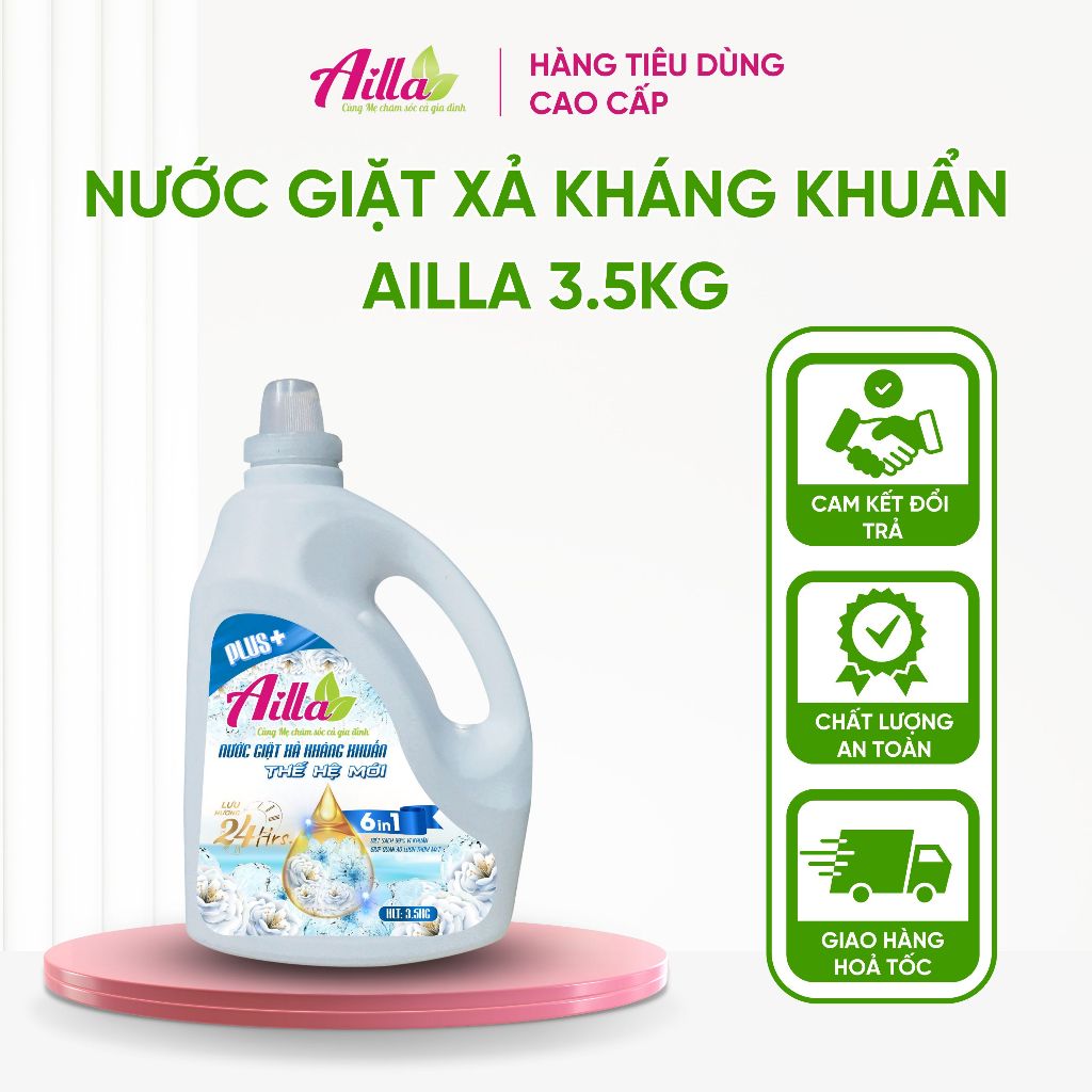 Nước Giặt Xả Kháng Khuẩn Ailla Hương Cá Ngựa Siêu Đậm Đặc Lưu Hương Lâu ...