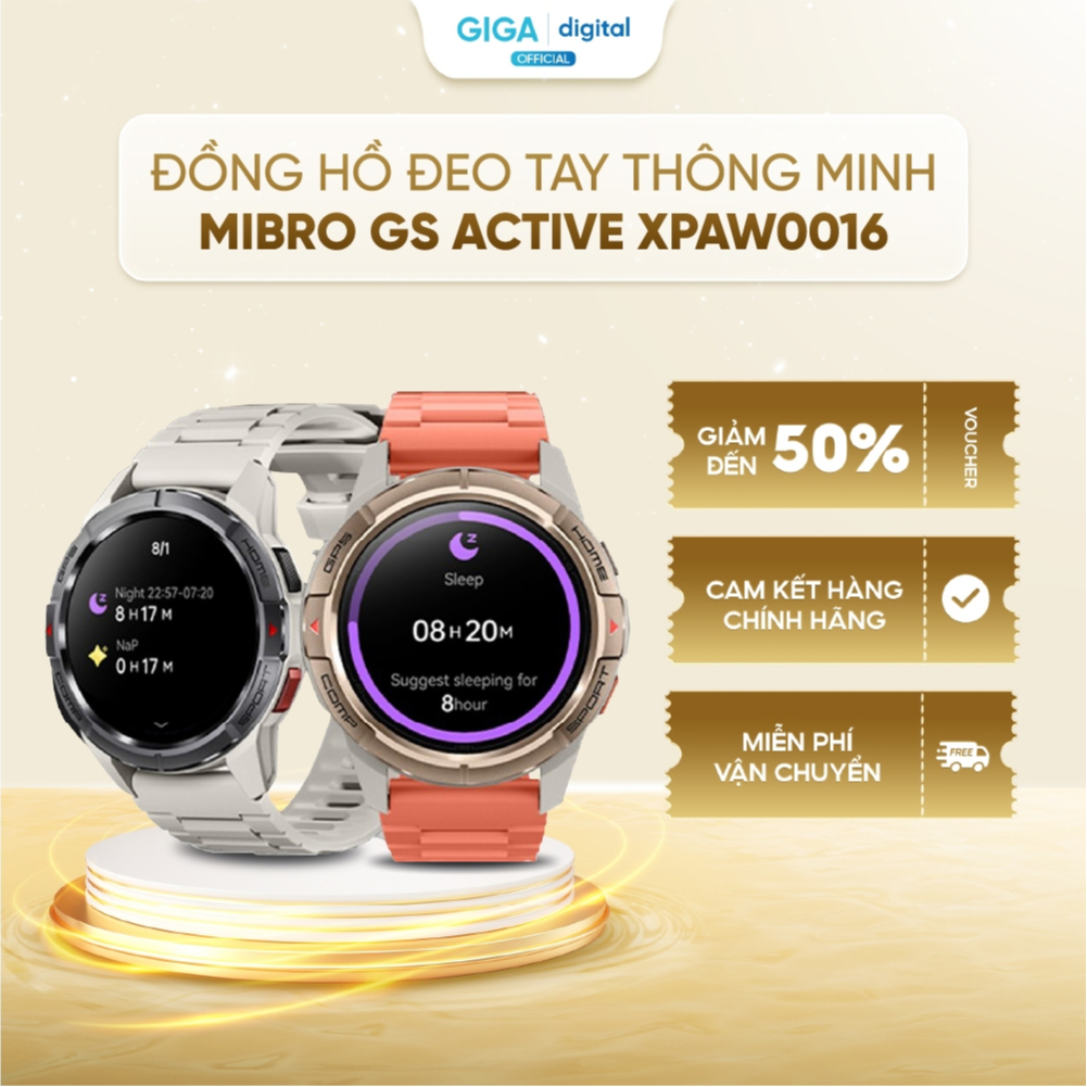 Đồng hồ đeo tay thông minh Mibro GS Active XPAW0016 - Màn hình Amoled 1 ...