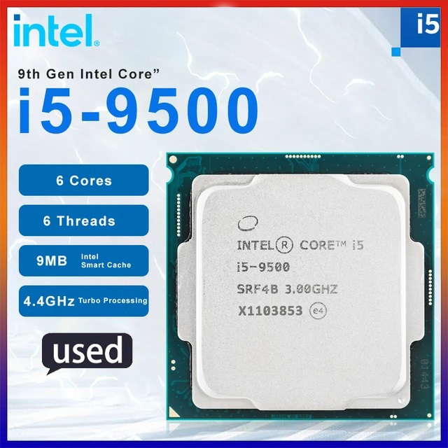 CPU - Bộ Vi Xử Lý Intel Core i5 9500, 8500, 7500, 6500, 4690 - cpu Socket 1151, 1150, Hàng tháo ...