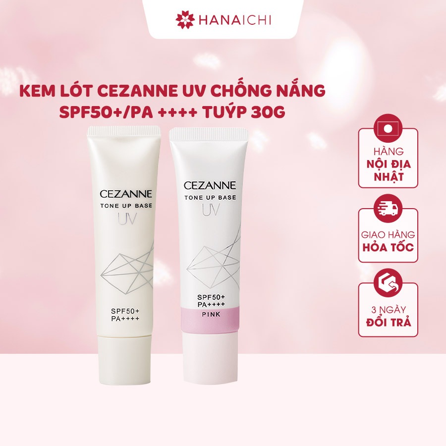 Kem lót chống nắng nâng tone Cezanne UV Tone Up Base SPF50 PA++++ 30g - Nội địa Nhật Bản ...