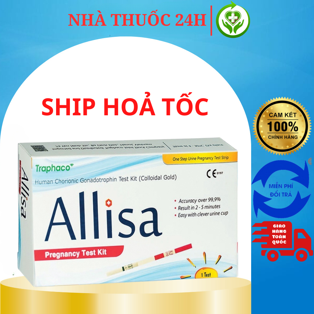 Que thử thai alisa, đạt chuẩn xuất sang Châu Âu, nhanh chóng chính xác ...