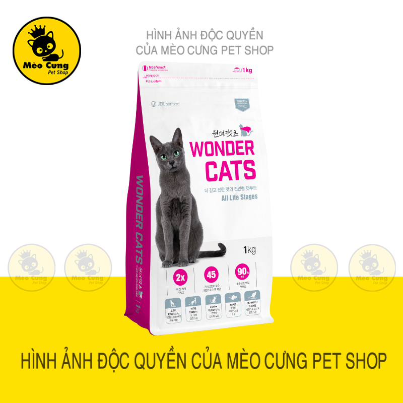 [1KG] THỨC ĂN HẠT WONDER CATS CHO MÈO MỌI LỨA TUỔI | Shopee Việt Nam
