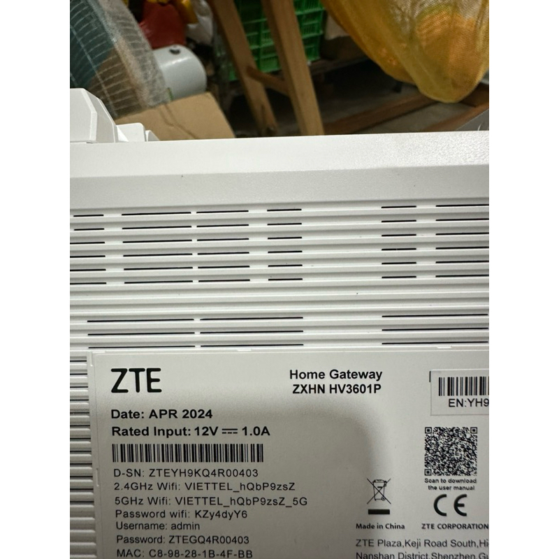 Bộ phát Home Wifi 6 Mesh ZTE HV3601P AX3000 Mbps | Shopee Việt Nam