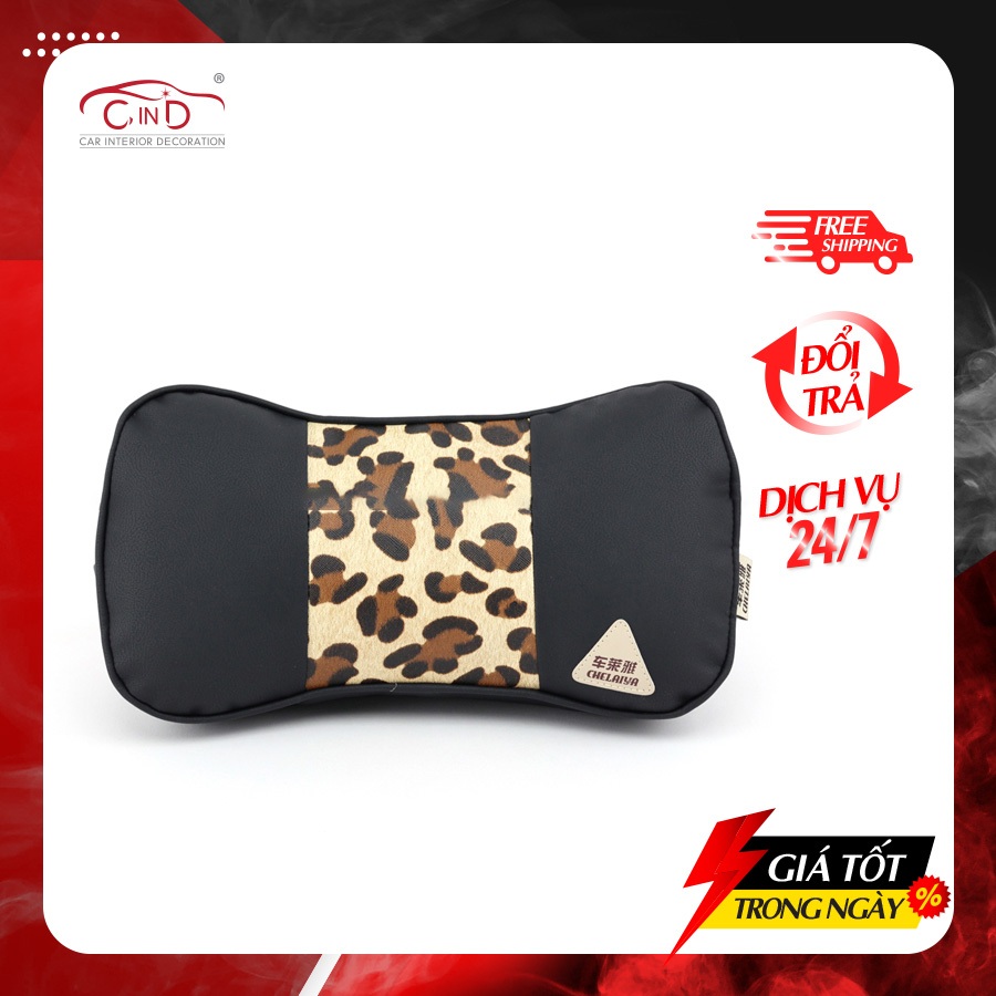 Gối Tựa Đầu Cao Su Non Bọc Da CHELAIYA MS003 Màu Đen | Shopee Việt Nam