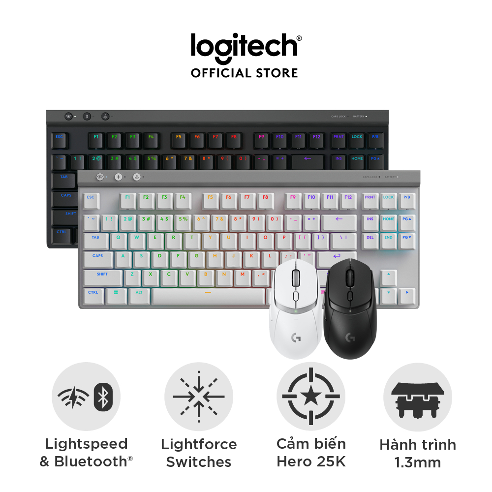 Combo không dây Bàn phím game Logitech G515 | Chuột game Logitech G309 ...