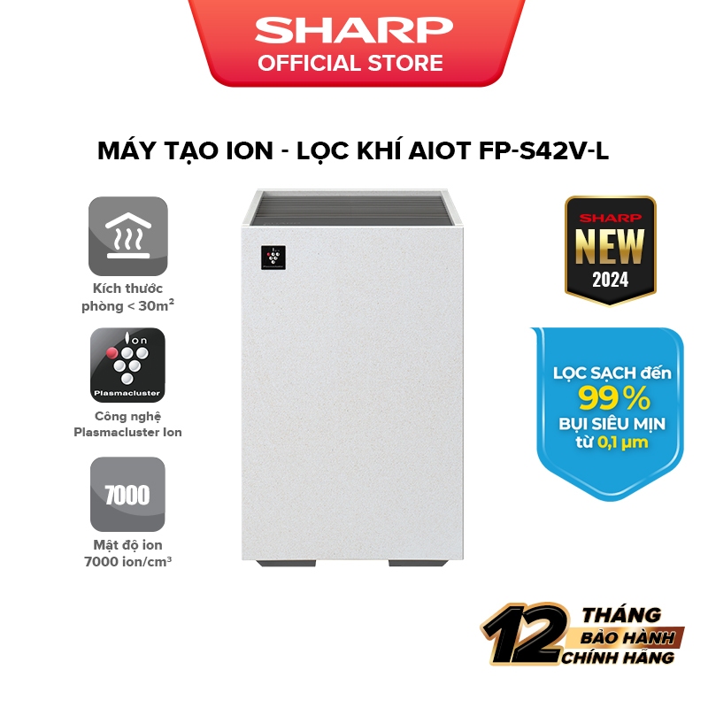 Máy Lọc Không Khí AIoT và Tạo Ion Sharp FP-S42V-L xuất xứ Thái Lan - Bảo hành 12 tháng | Shopee ...