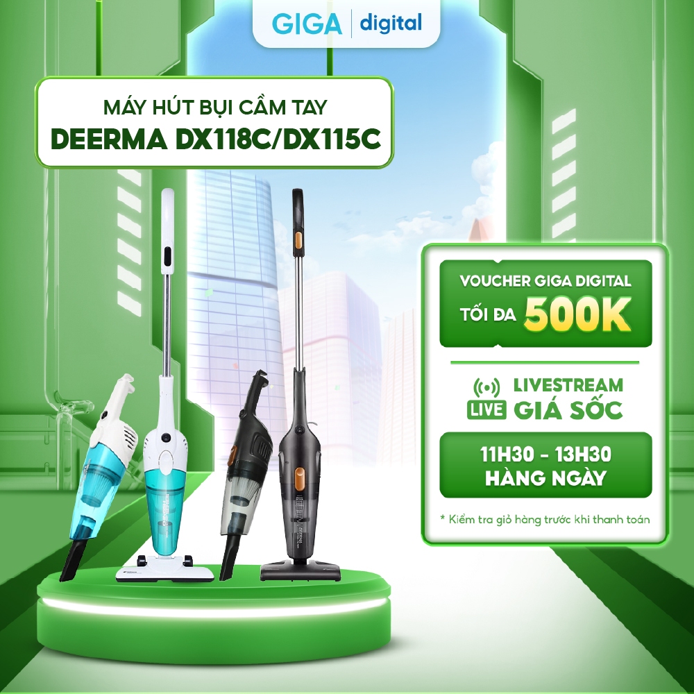 Máy hút bụi cầm tay gia đình Deerma DX118C / DX115C / DX128C - Công ...