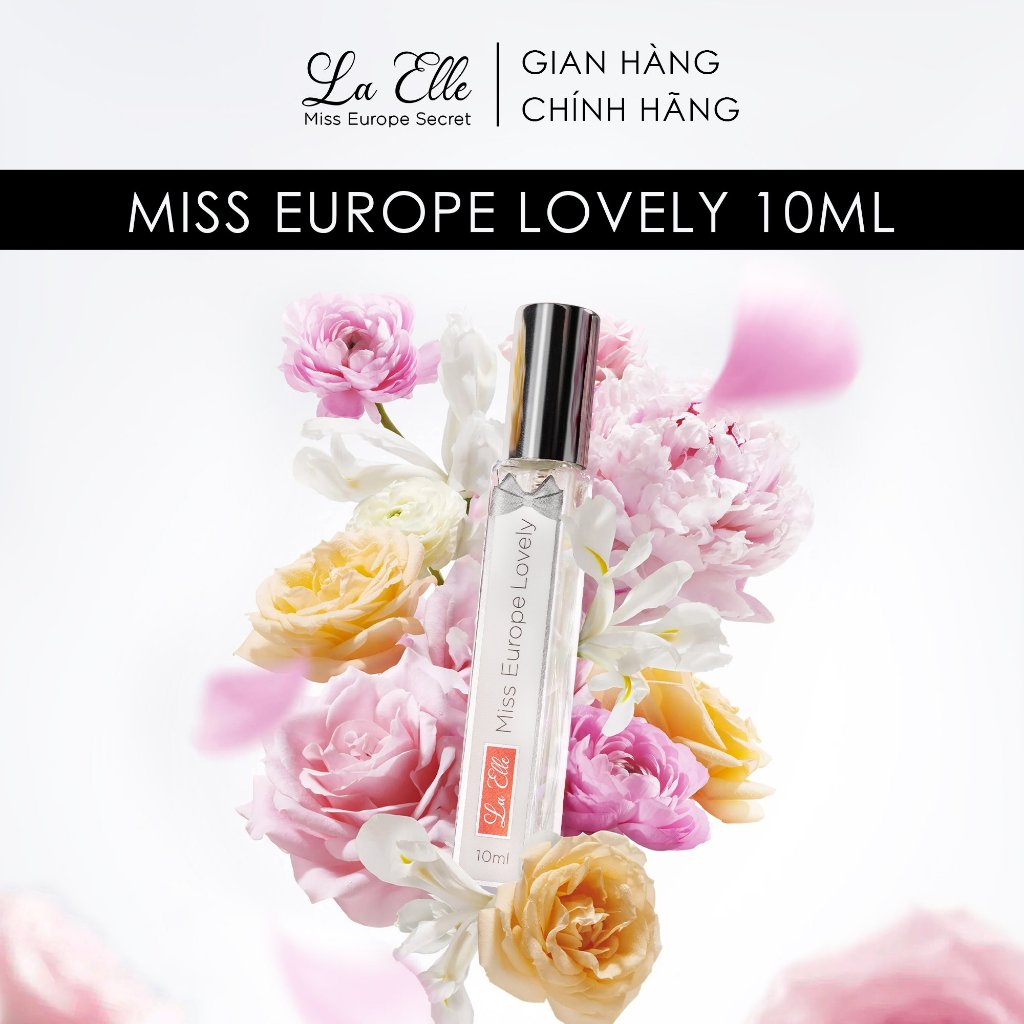 Nước hoa nữ La Elle Lovely Eau de Parfum chai 10ml - Gợi cảm và rực rỡ ...