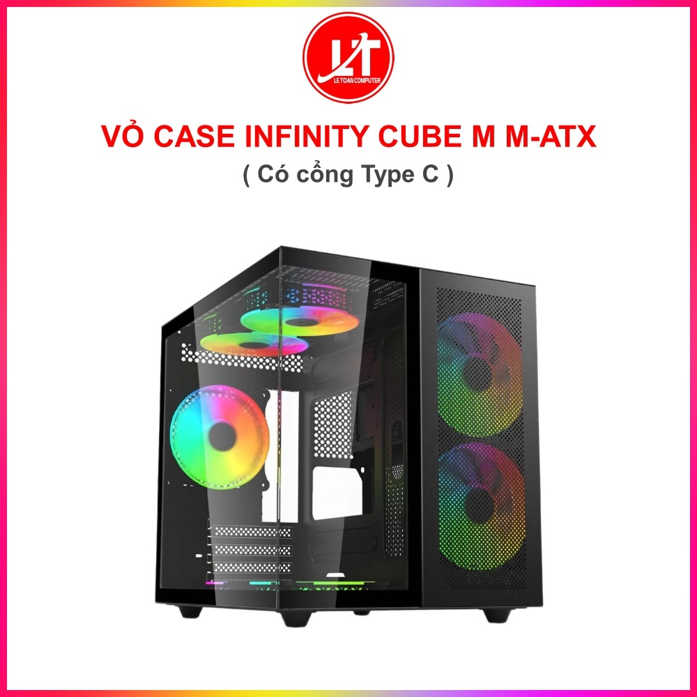CASE INFINITY CUBE M M-ATX (HOT TREND 2023) | Shopee Việt Nam