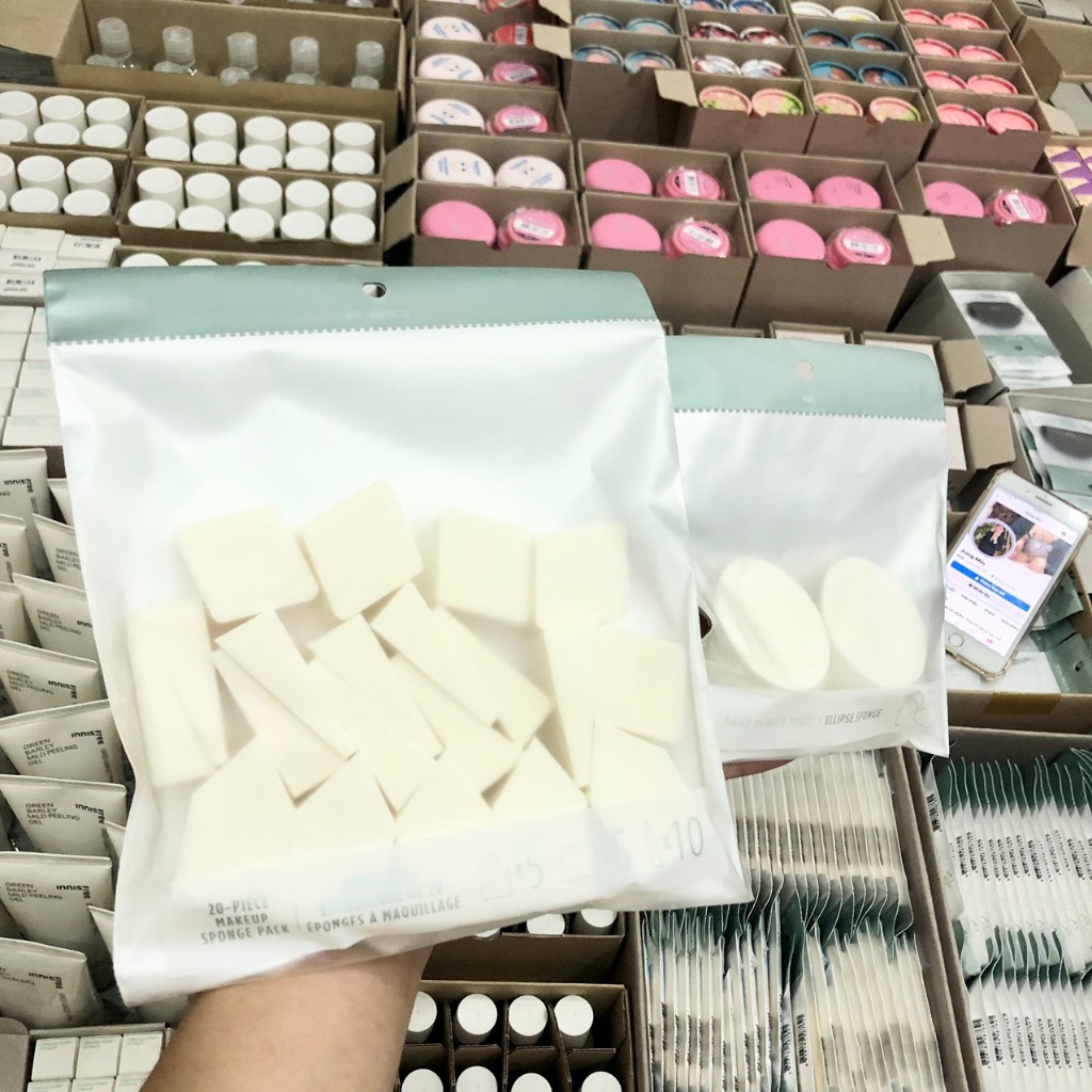 (BILL KOREA) Bông Tán Nền THEFACESHOP Daily Beauty Tools Affordable ...