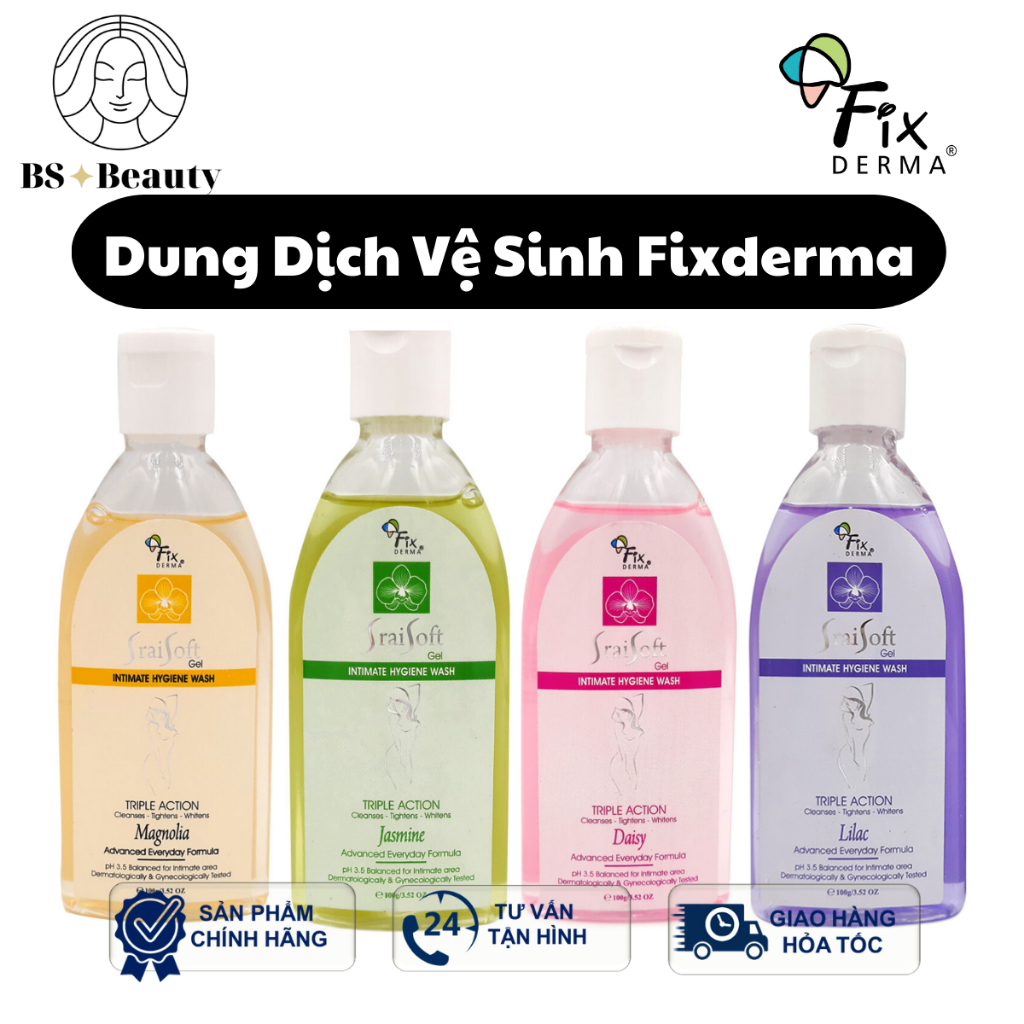 Dung Dịch Vệ Sinh Phụ Nữ Fixderma SraiSoft Gel 100ml | Shopee Việt Nam