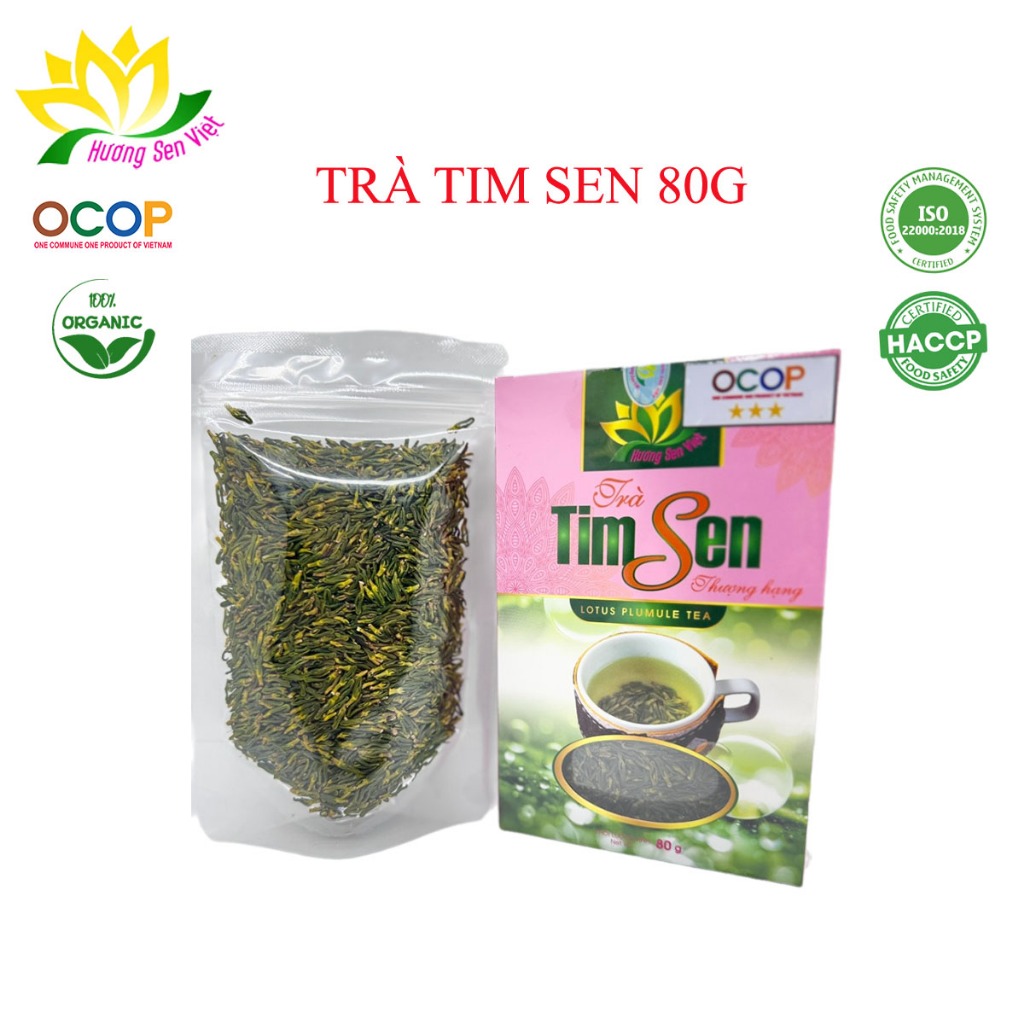 TRÀ TIM SEN THƯỢNG HẠNG 80G - CTY HƯƠNG SEN VIỆT | Shopee Việt Nam