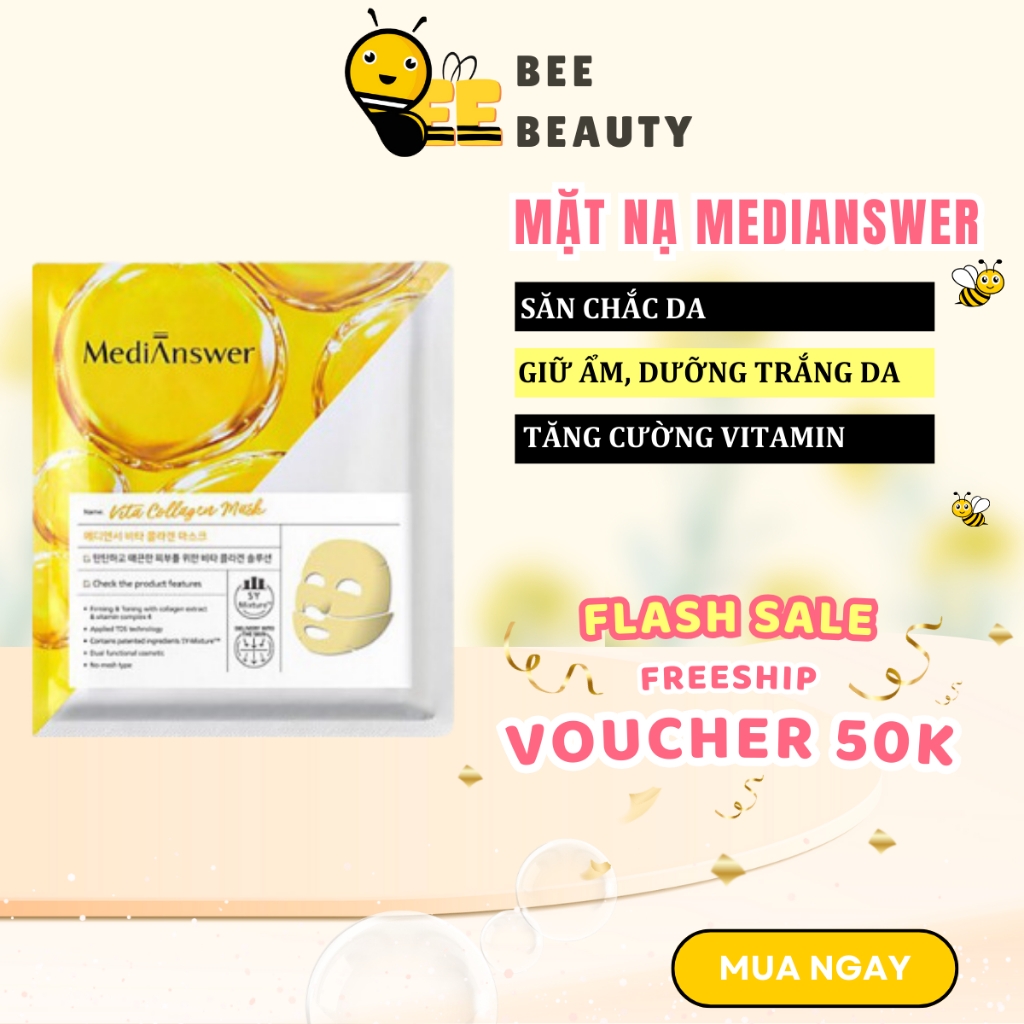 Mặt Nạ Thạch Collagen Medi Answer Vita Collagen Mask Cấp Ẩm Dưỡng Trắng ...