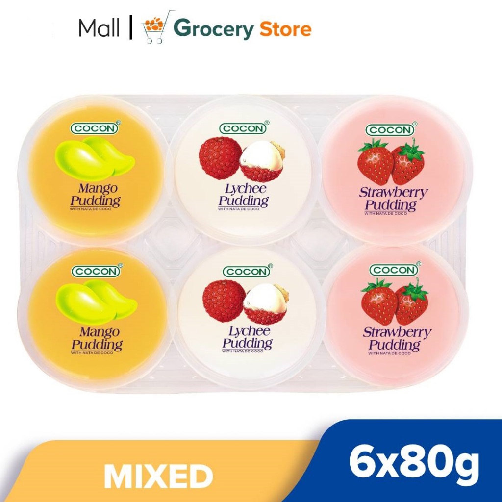Thạch vỉ COCON Pudding Assorted 480g | Shopee Việt Nam