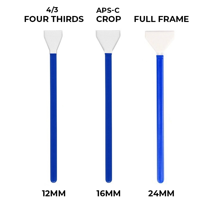 Cọ vệ sinh máy ảnh cảm biến sensor cleansing swab crop fullframe cmos 3 ...