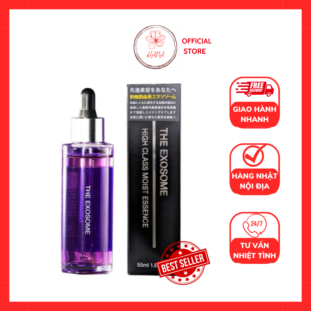 [Chuẩn Nhật] Tinh Chất Serum Dưỡng Trắng và Cấp Ẩm Sâu The Exosome High Class Moist Essence 55ml ...