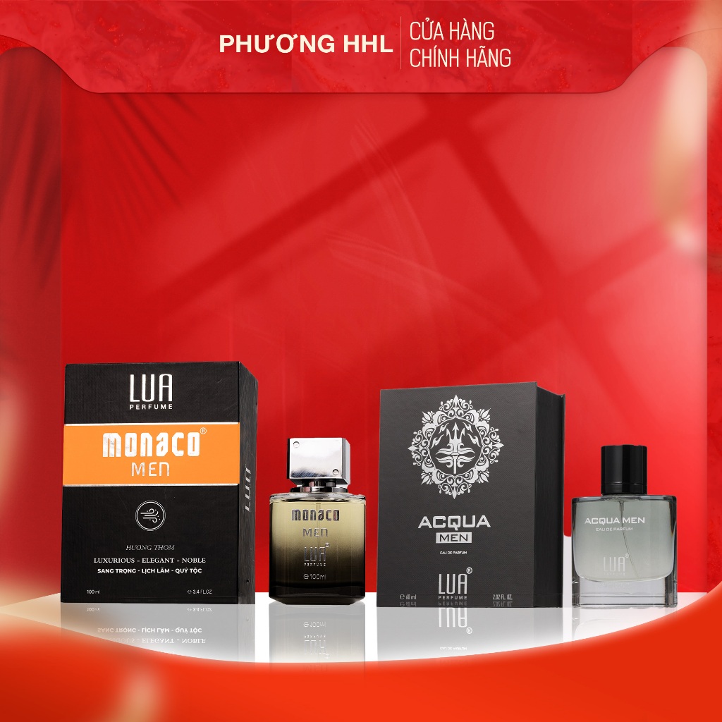Combo Nước Hoa Nam Chính Hãng Monaco Men 100ml + 1 Acqua Men 60ml - LUA ...