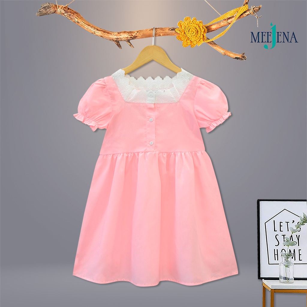 Váy bé gái, Váy cho bé gái cổ vuông, Váy trẻ em 16-36 Kg - Váy xinh cho ...
