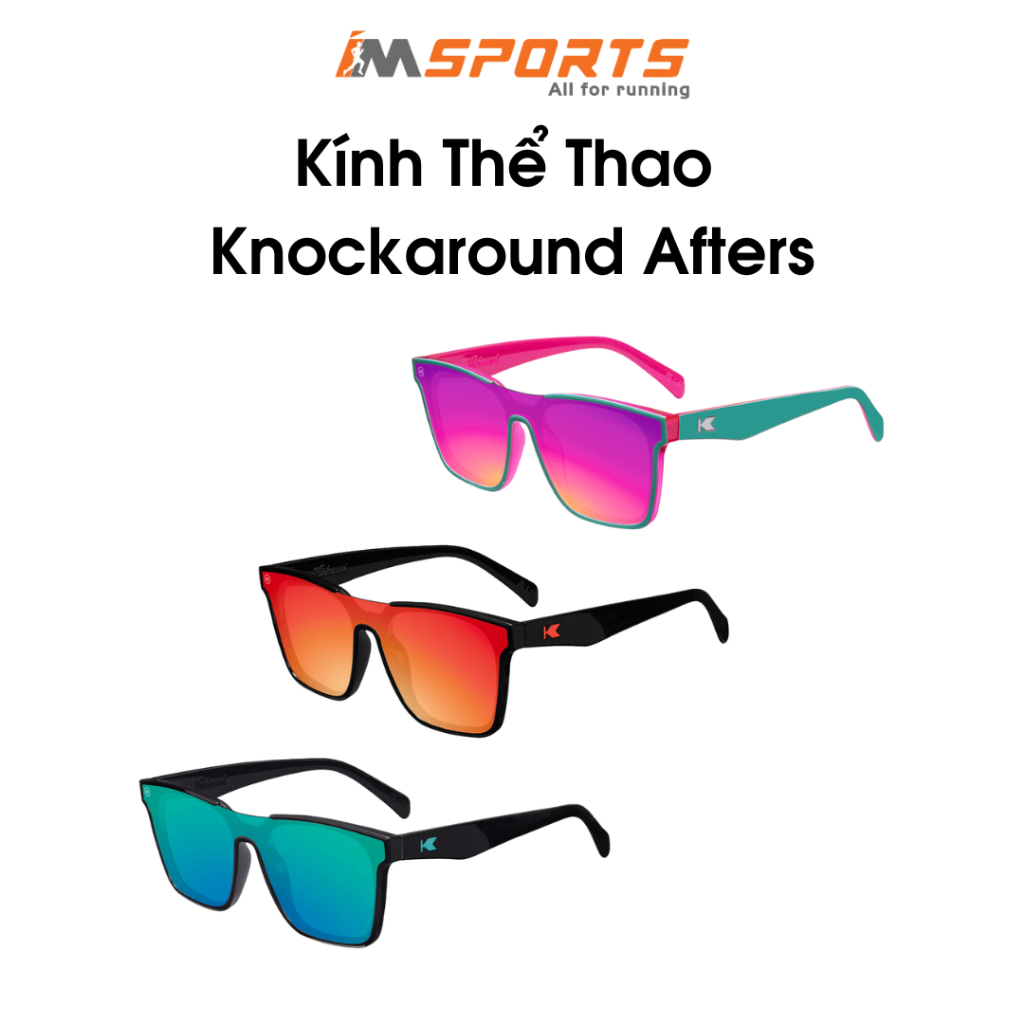 Kính Chạy Bộ, Kính Thể Thao Knockaround Afters Chống Tia UV Bảo Vệ Vượt Trội | Shopee Việt Nam