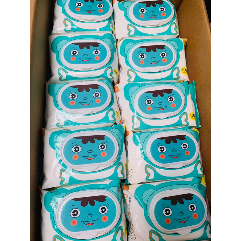 Giá sỉ 1 thùng 30 gói khăn ướt con gấu Gold Baby 600g | Shopee Việt Nam